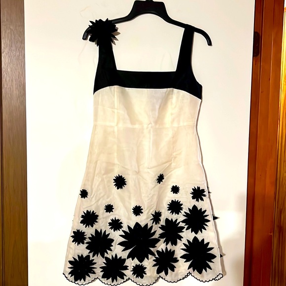 Tory Burch | Dresses | Tory Burch Black White Cocktail Dress | Poshmark